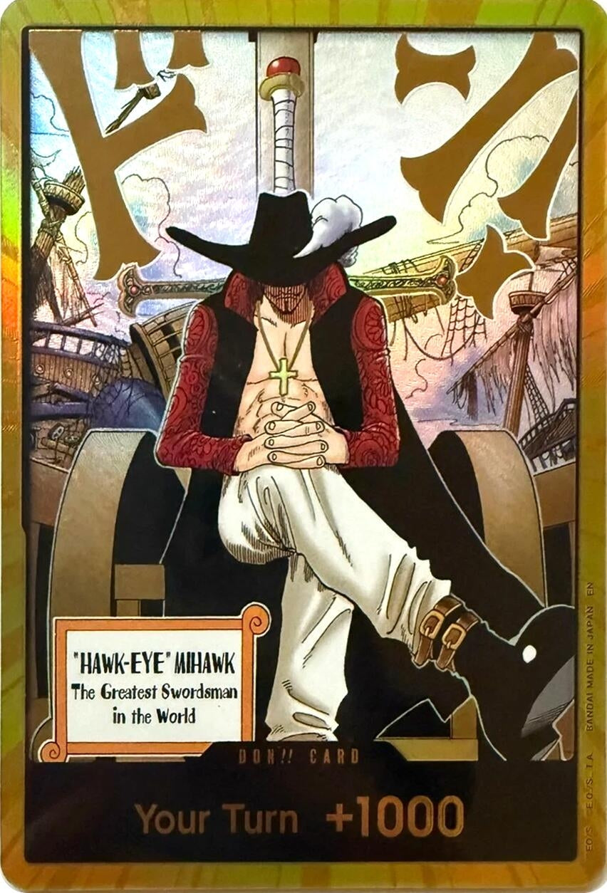 DON!! Card (Dracule Mihawk) (Gold) – GetthosemonsNZ